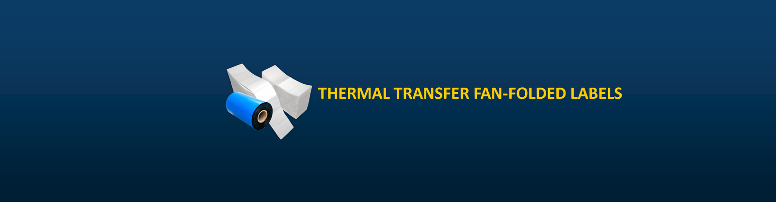 Thermal Transfer Fan Folded Labels | Label Guru